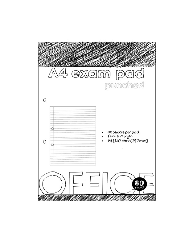 Exam Pad (A4) – Paper & Co